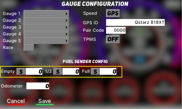 Pro Edition Fuel Sender calibration - NexGenEFI, LLC - Data ...