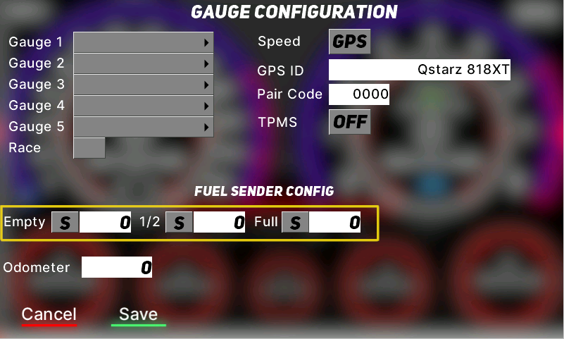 Pro Edition Fuel Sender calibration - NexGenEFI, LLC - Data ...