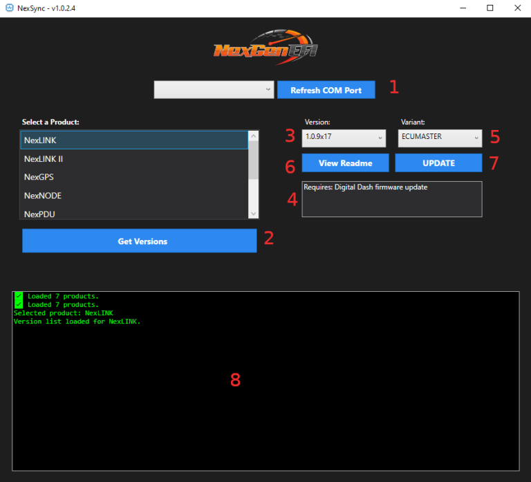 NexSync Installation and Update Guide - NexGenEFI, LLC - Data ...